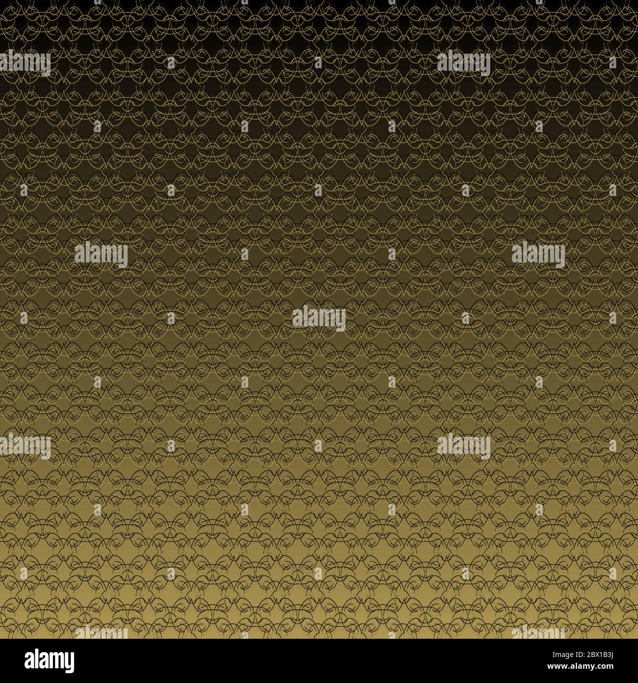 Gold pattern illustration, bas-relief effect with repeated geometric ...