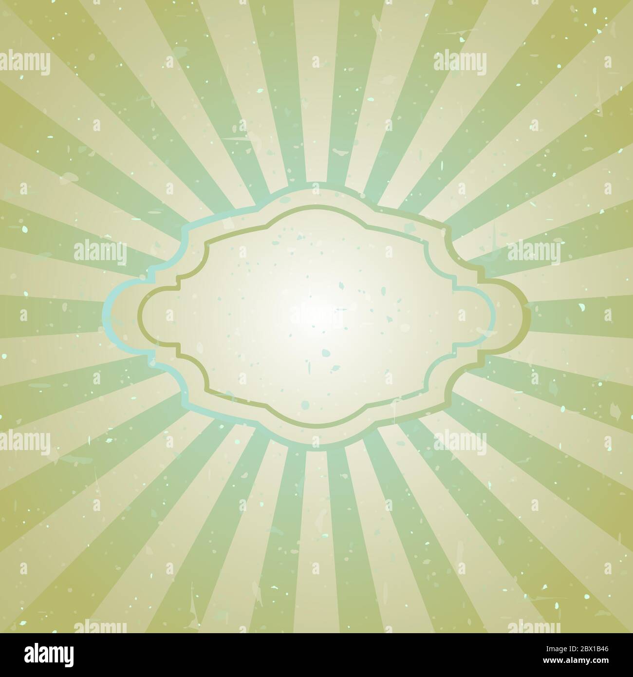 Sunlight retro faded grunge background with vintage frame for text ...