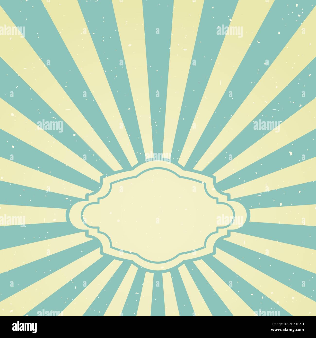 Sunlight retro faded grunge background with vintage frame for text ...