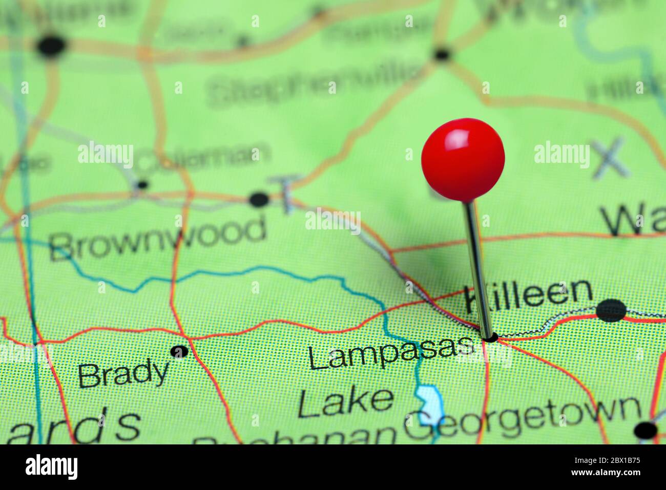 Political map of texas hi-res stock photography and images - Alamy