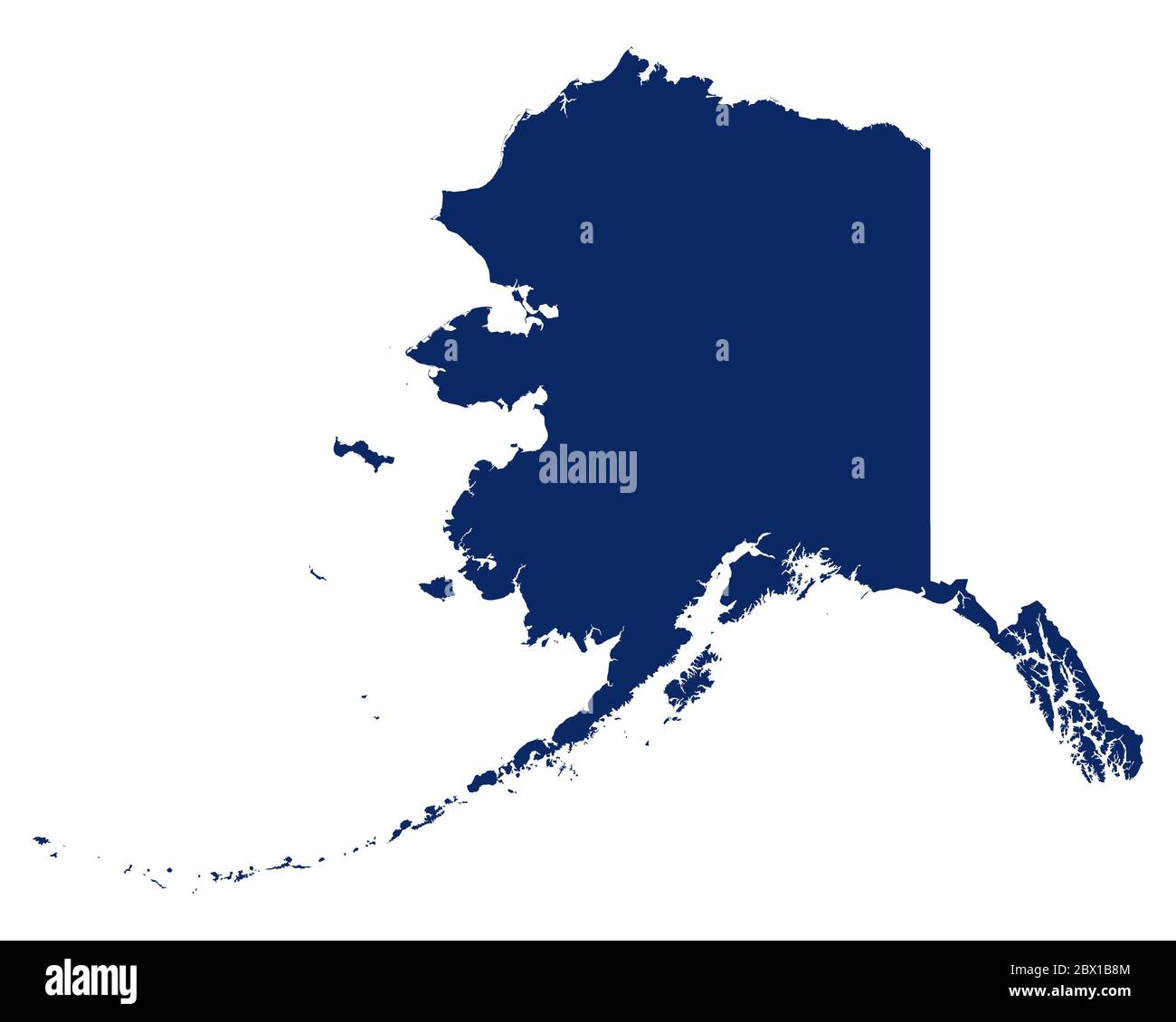 Map of Alaska in blue colour Stock Photo - Alamy Map of Alaska in blue colour Stock Photo - Alamy