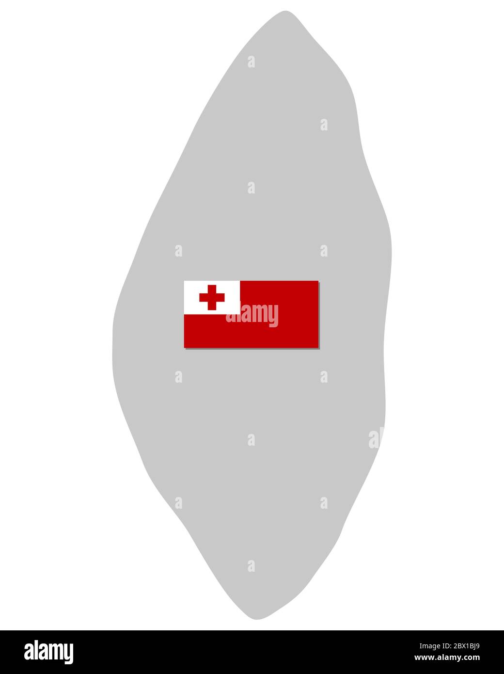 Flag and map of Tonga Stock Photo - Alamy