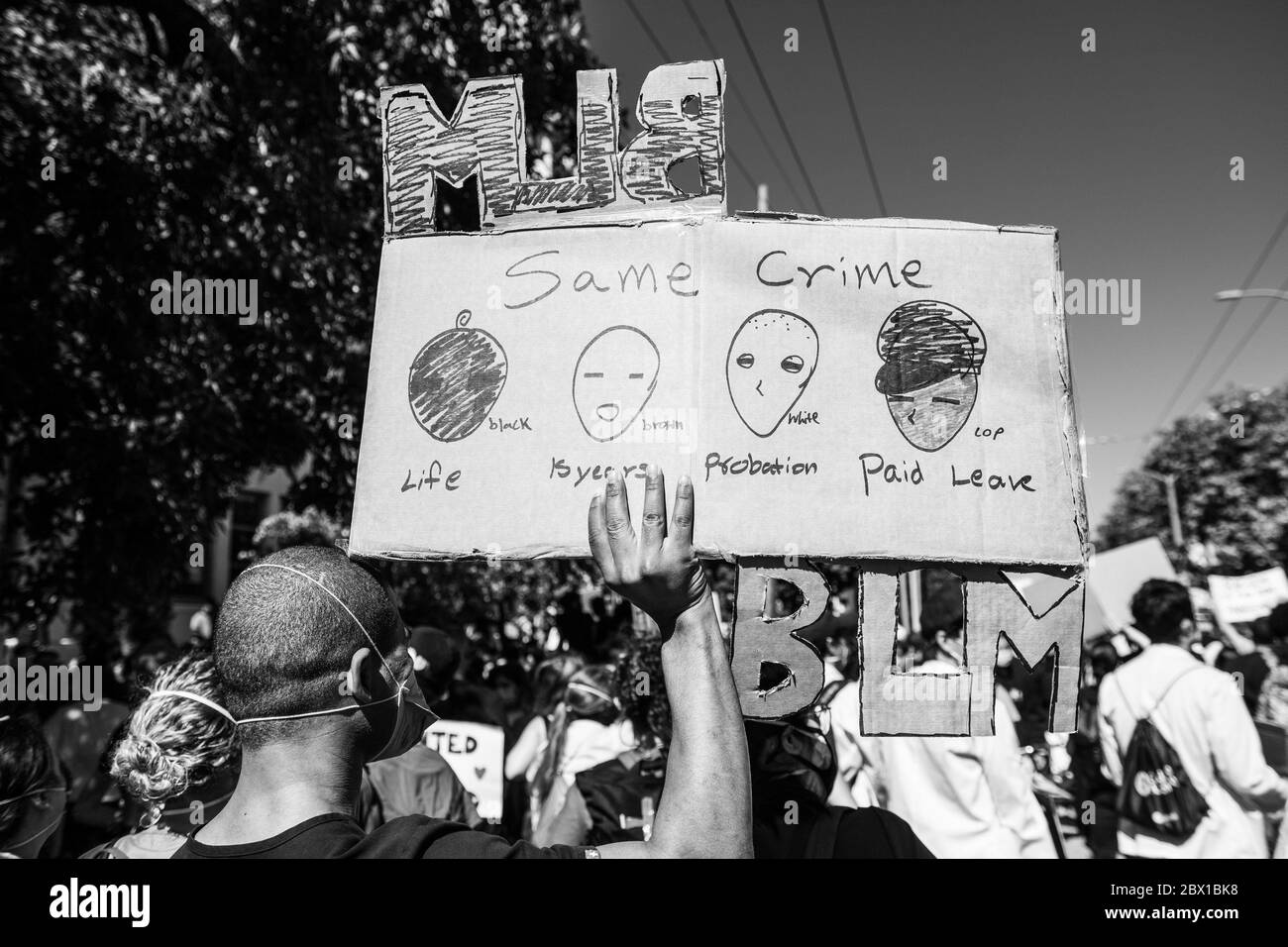 George floyd Black and White Stock Photos & Images - Alamy