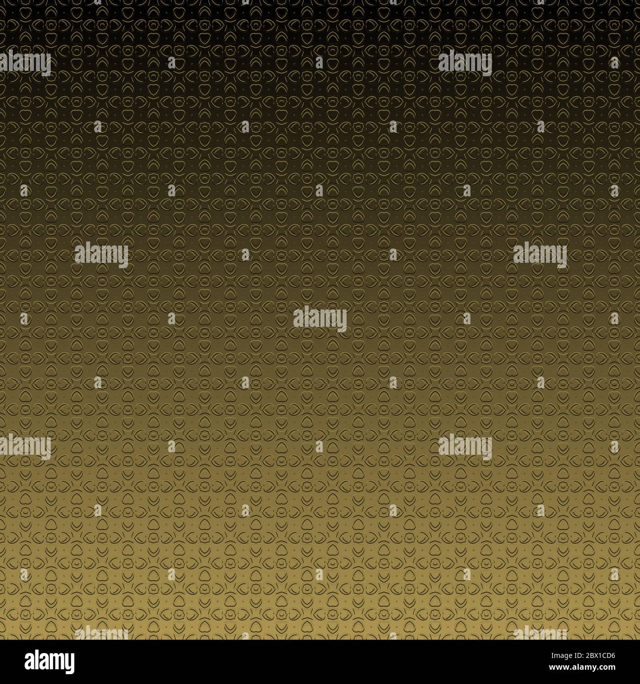 Gold pattern illustration, bas-relief effect with repeated geometric ...