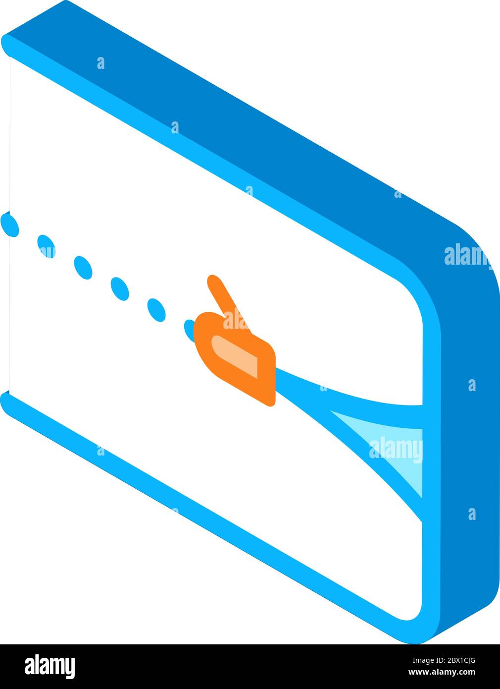 Mattress Cover Zipper isometric icon vector illustration Stock Vector ...