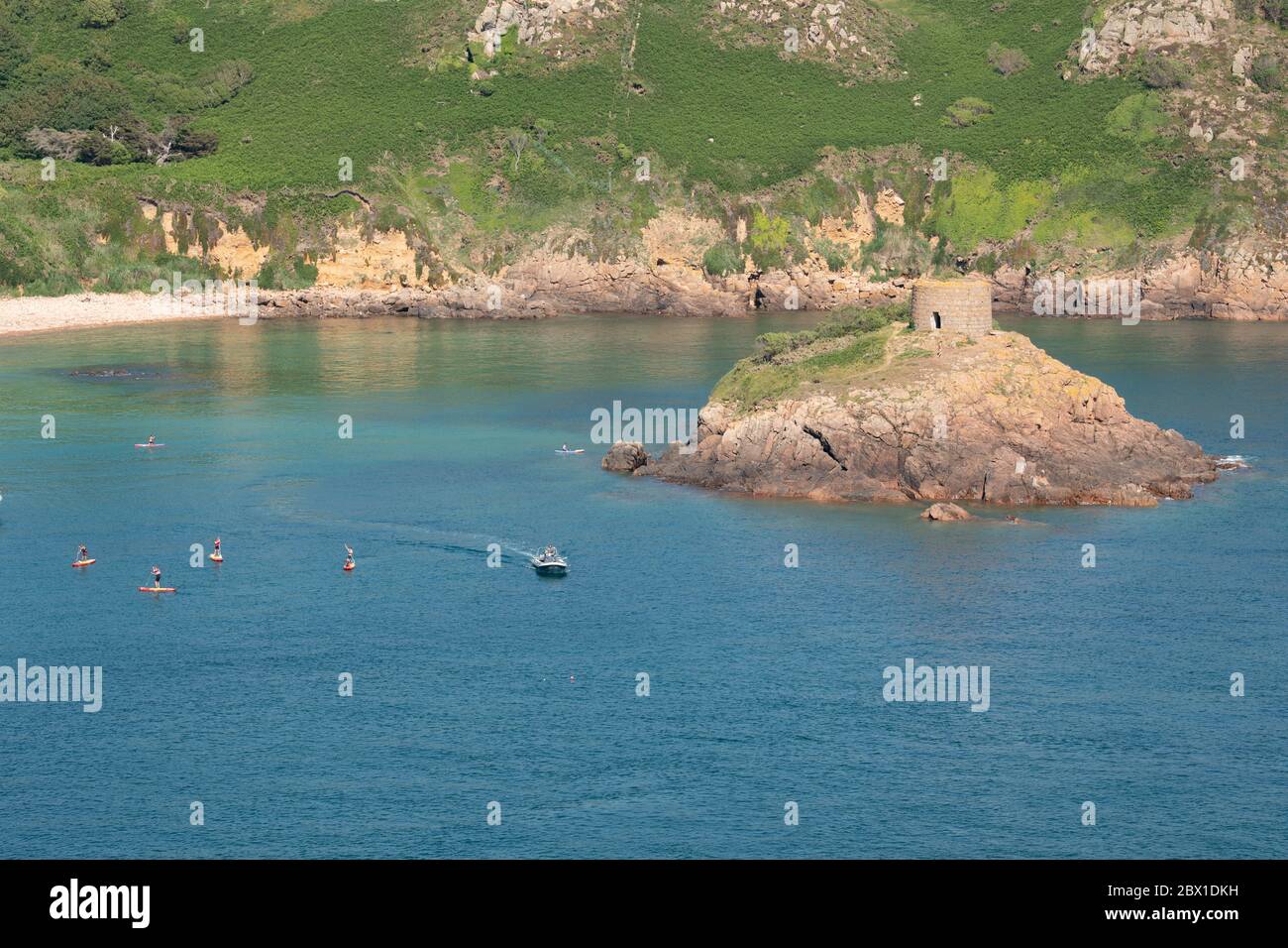 Janvrins tomb portelet bay hi-res stock photography and images - Alamy