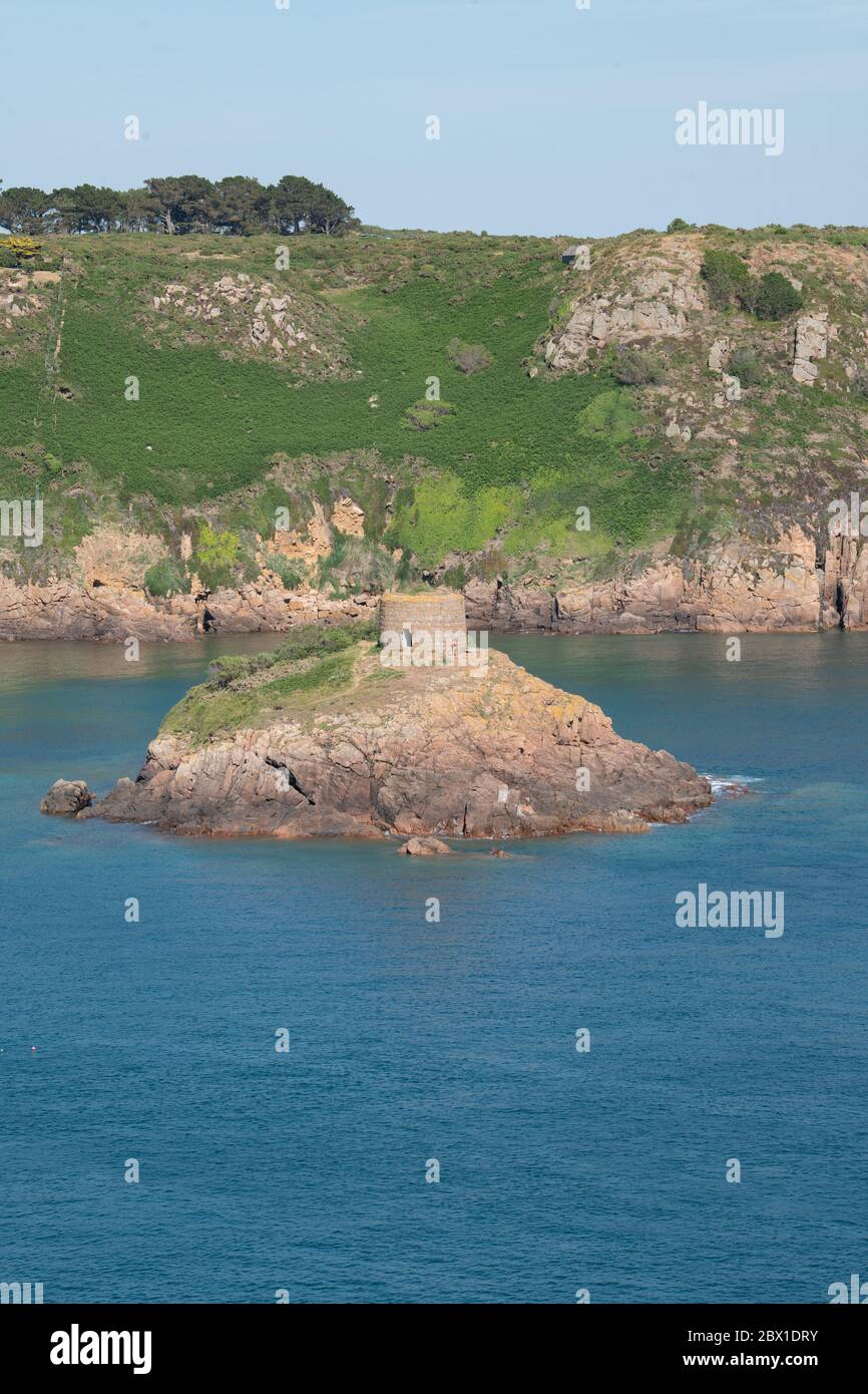 Janvrins tomb portelet bay hi-res stock photography and images - Alamy