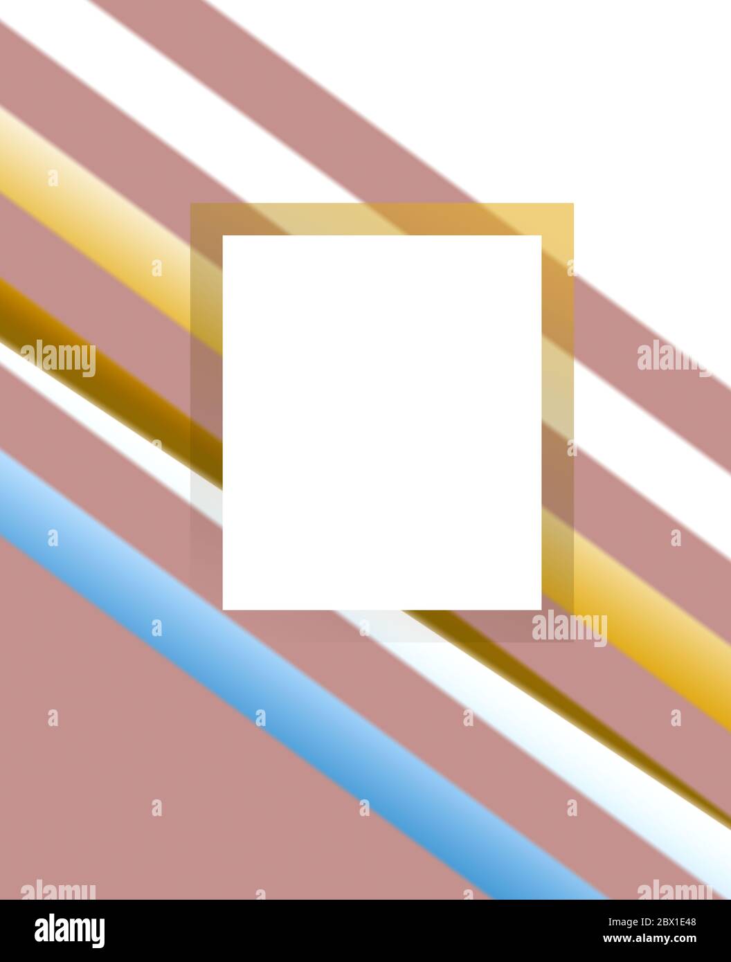 Beautiful Square Frame With Stripe Background. For Wall Art, Quote ...