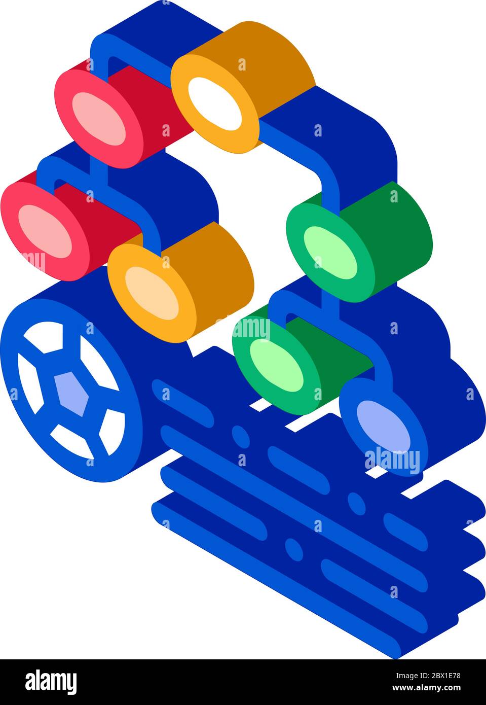 Soccer Game League Table isometric icon vector illustration Stock ...