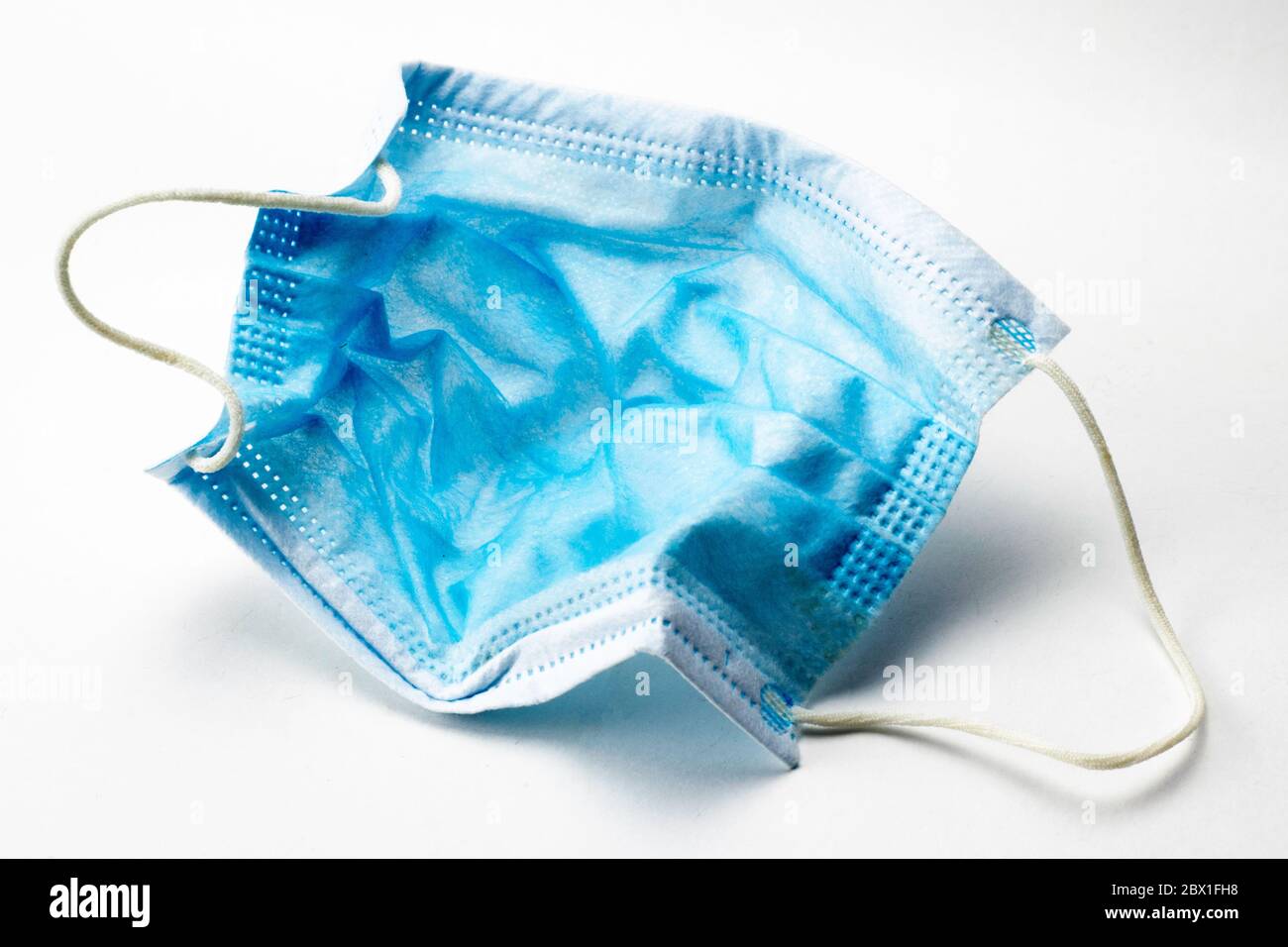 hygienic medical face mask on a white background Stock Photo - Alamy