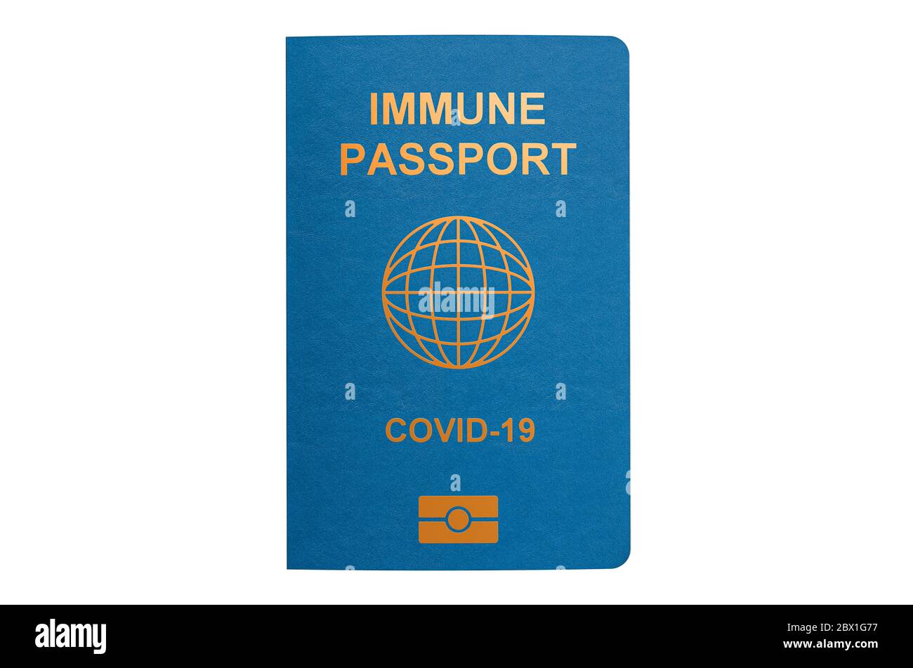 Immune passport, 3D rendering isolated on white background Stock Photo ...