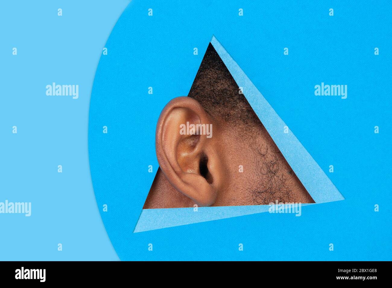 Ear triangle hi-res stock photography and images - Alamy