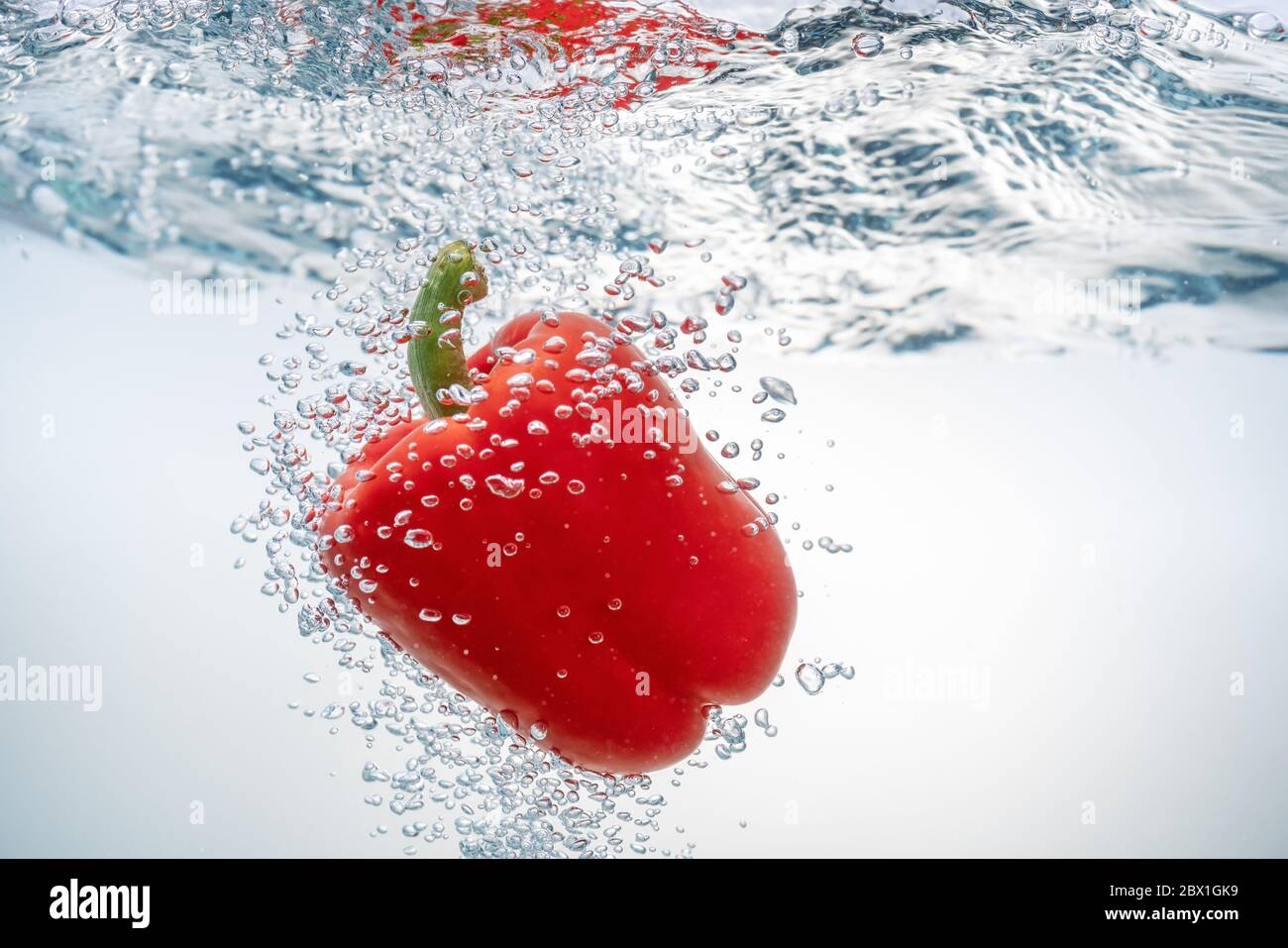 Water falling fruit vegetables hi-res stock photography and images - Alamy