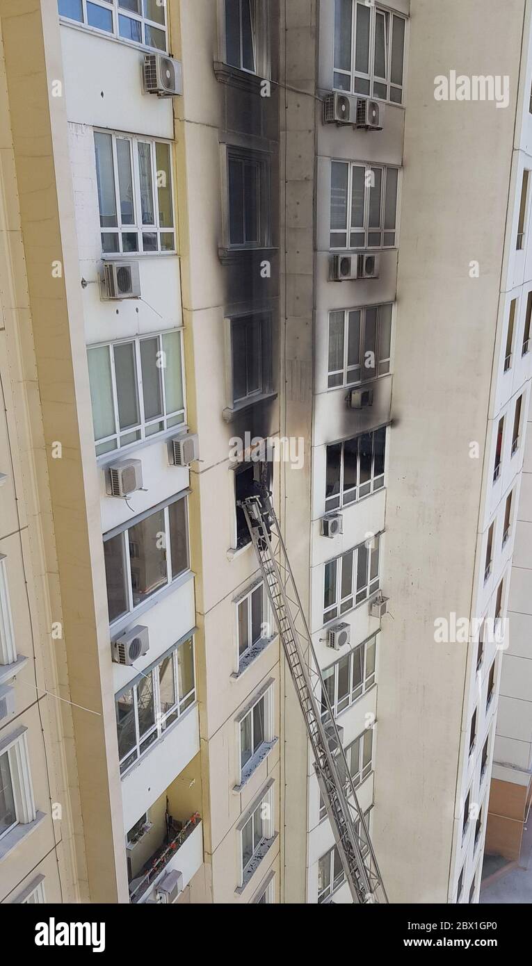 Ladder firefighting hi-res stock photography and images - Alamy