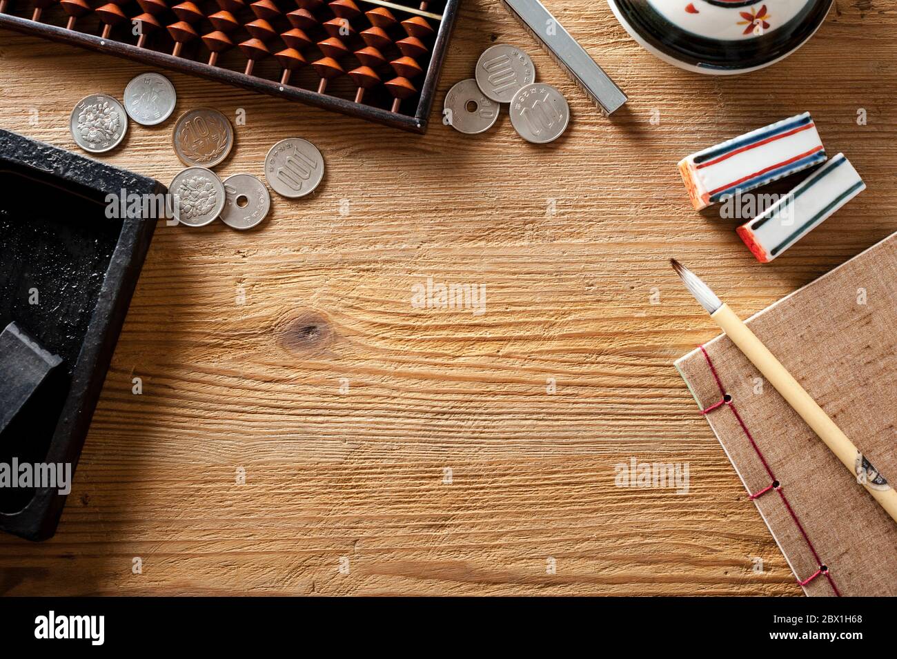 asia traditional desktop background with writing brush inkstone and ...