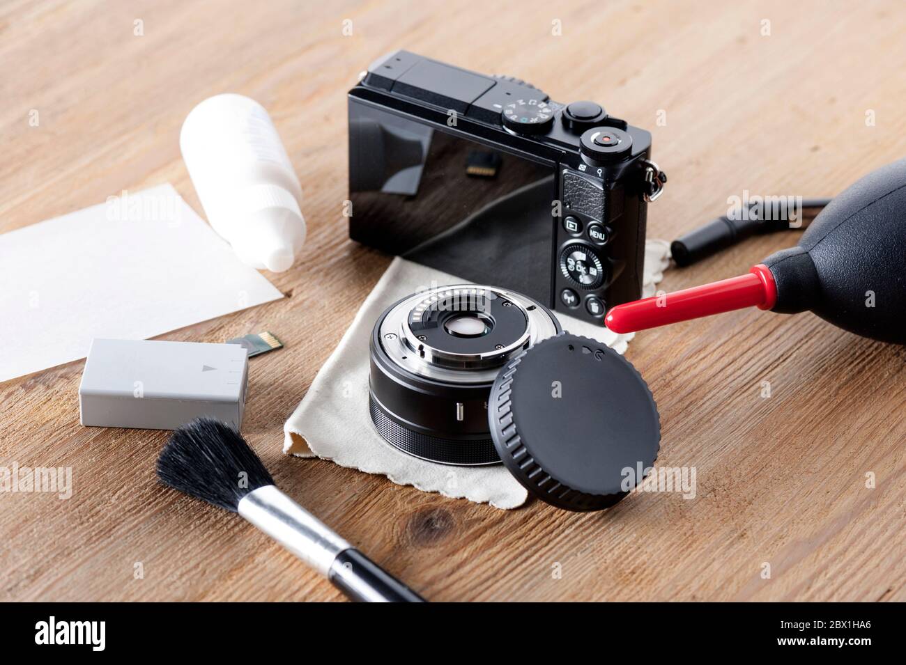 Camera and lens care. Camera cleaning kits and camera gears on ...