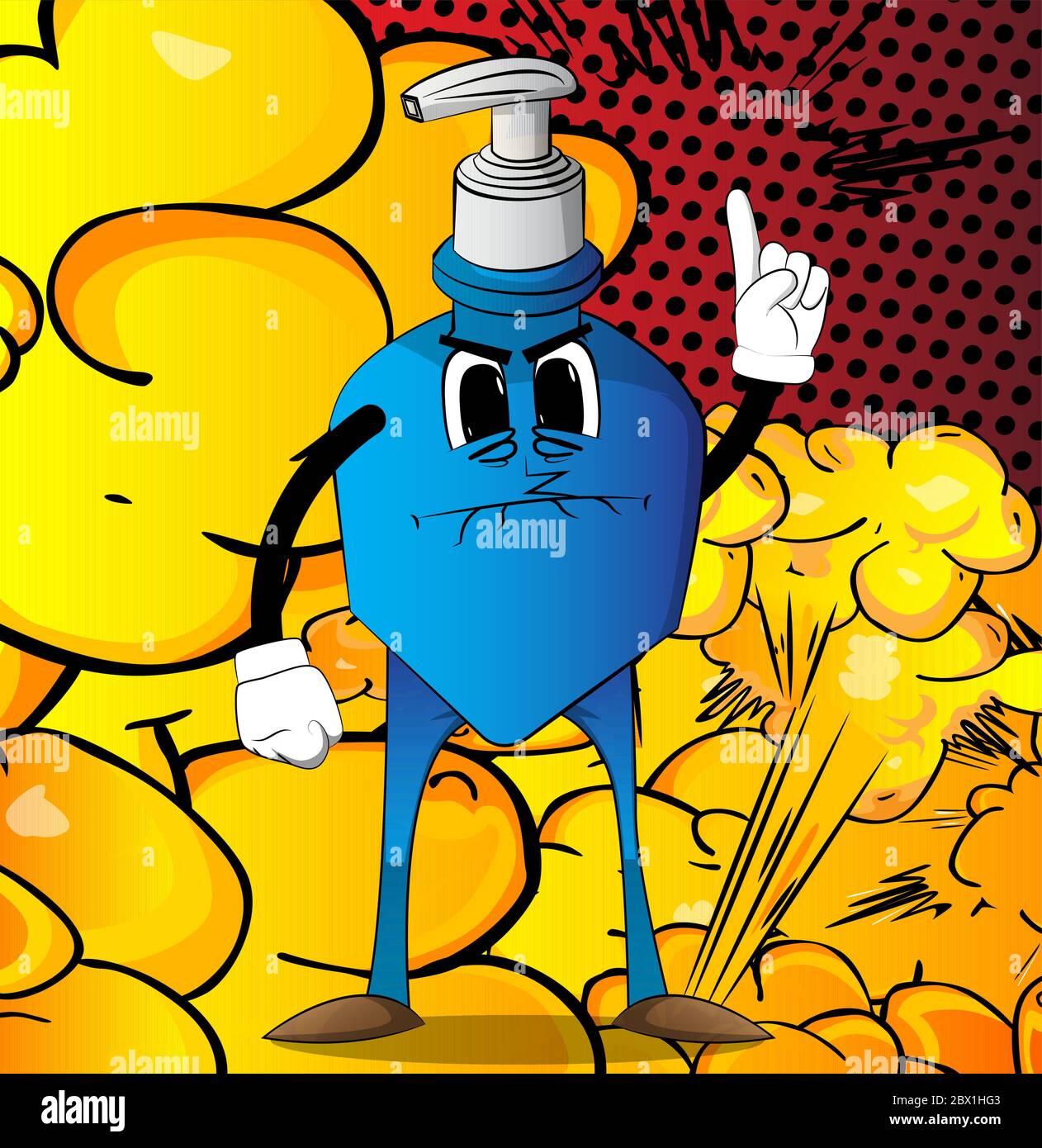 Index finger rub Stock Vector Images - Alamy