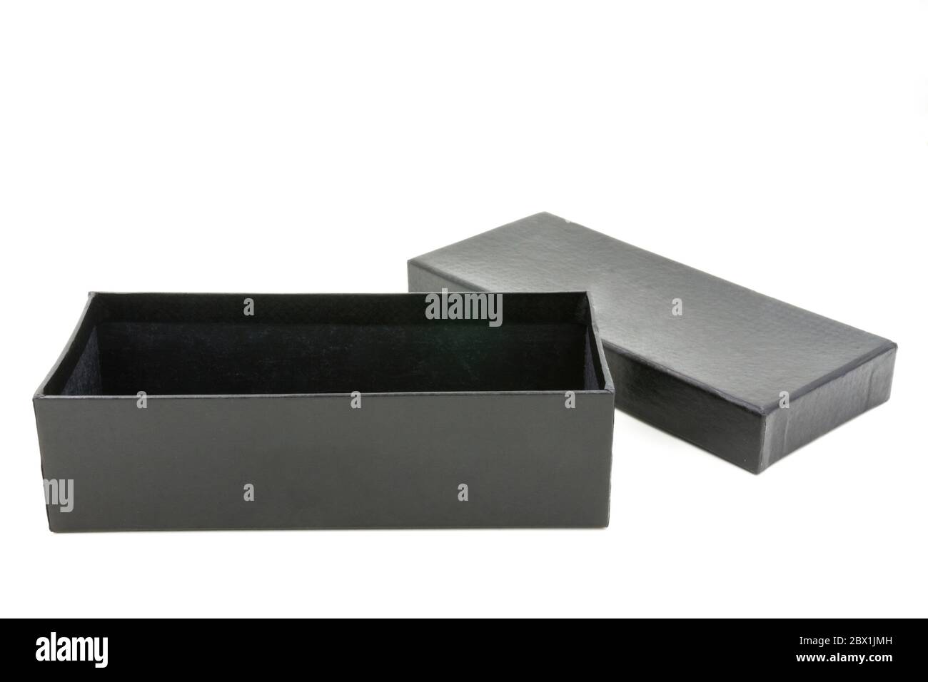 empty black box on white background Stock Photo - Alamy