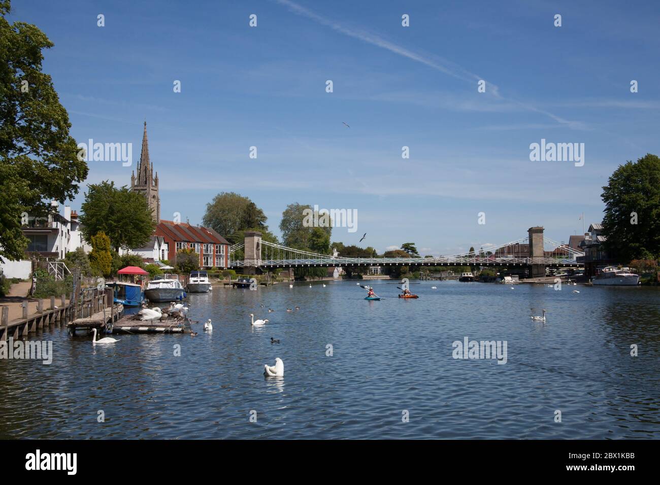 Marlow River Walk High Resolution Stock Photography and Images - Alamy