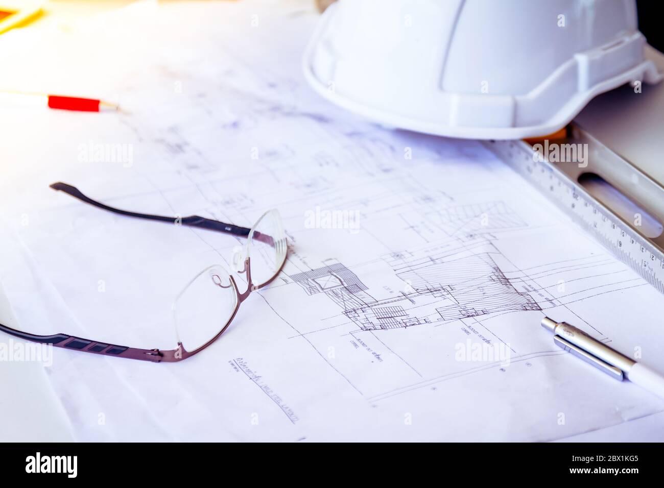 Technical drafting table tools hi-res stock photography and images - Alamy