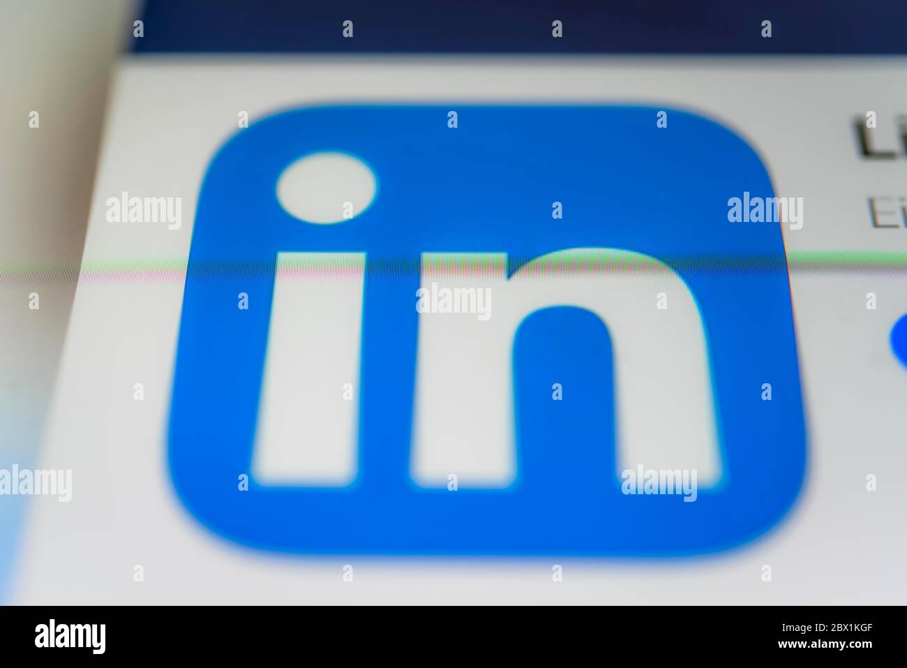 Linkedin icon hi-res stock photography and images - Alamy