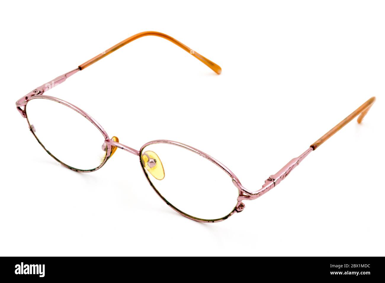 Eye glasses isolated on white background Stock Photo - Alamy