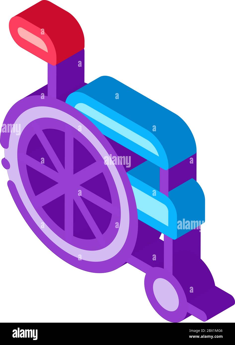 Wheelchair Equipment isometric icon vector illustration Stock Vector ...