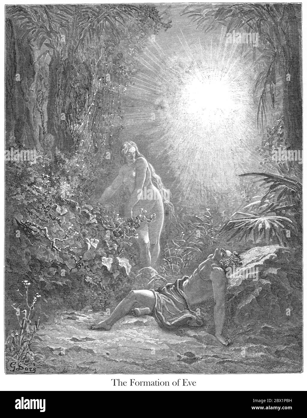 The Formation of Eve (or The Creation of Eve) Genesis 2:21-22 From the ...