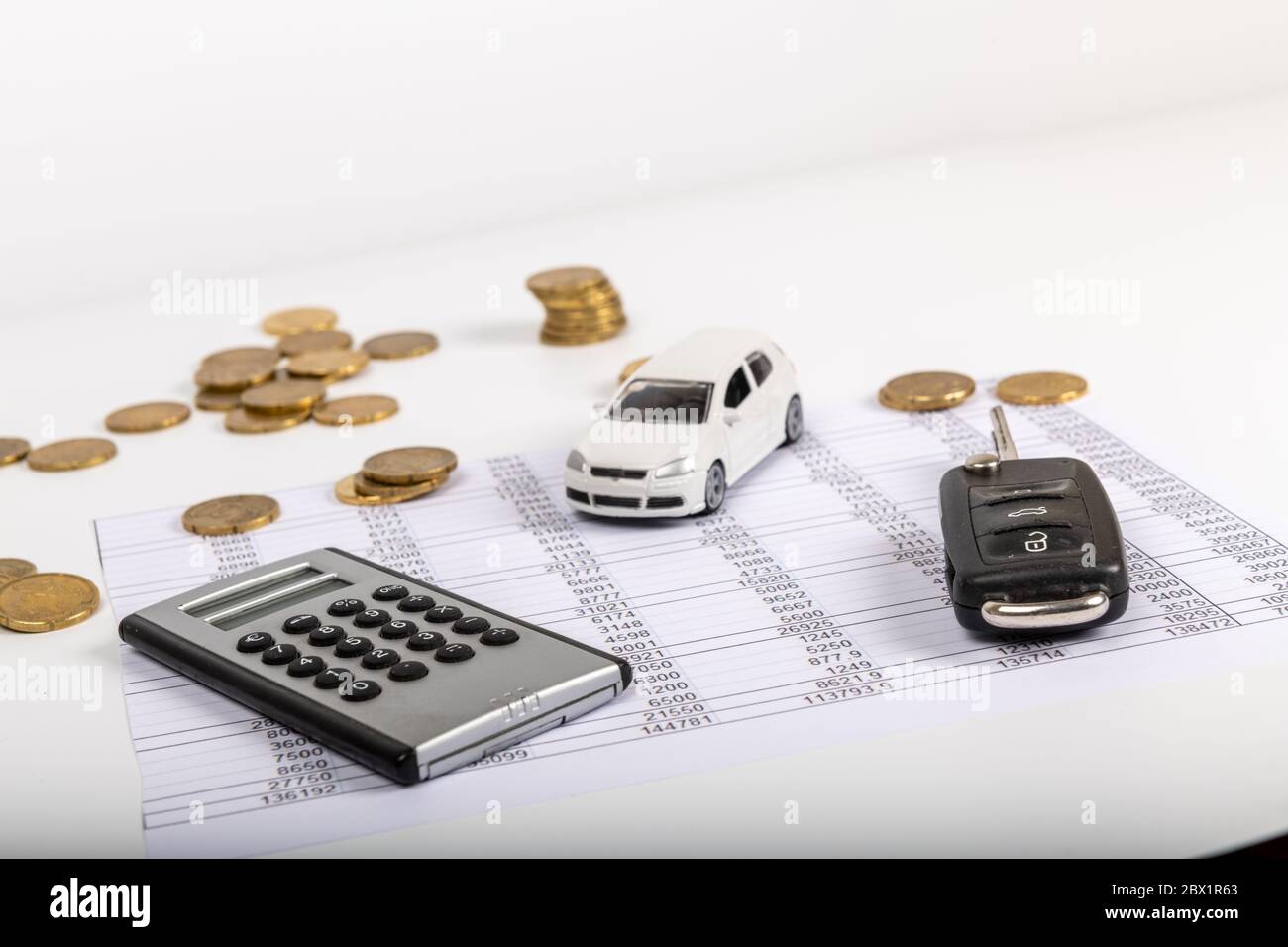 Concept : Car and money Stock Photo - Alamy