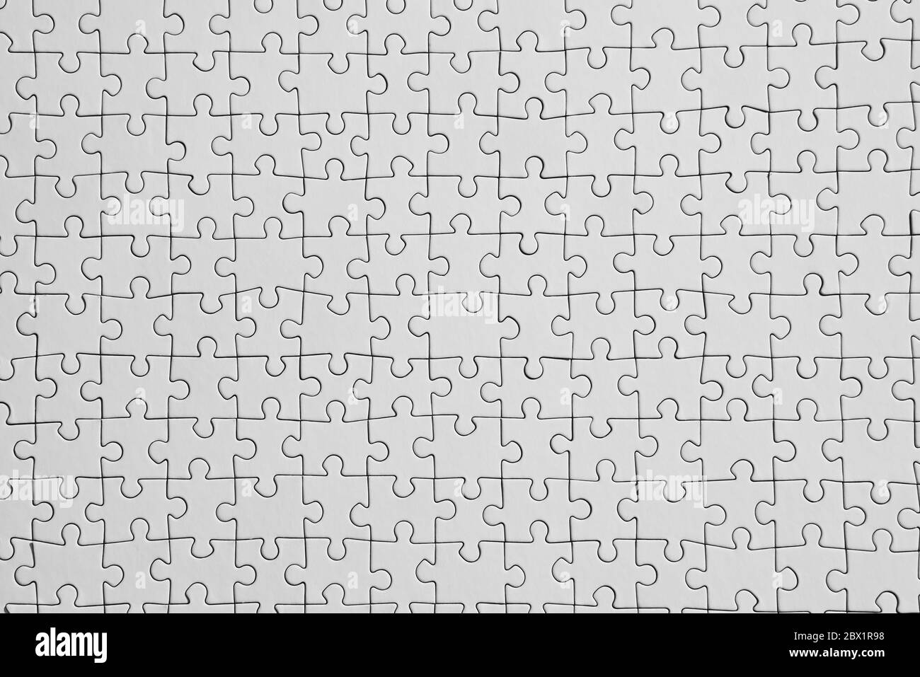 Background from a successful solution to a white puzzle. Top view Stock ...