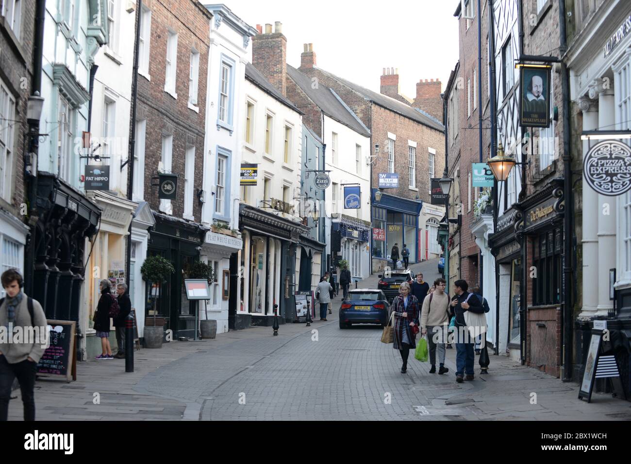 Saddler Street in Durham Stock Photo - Alamy