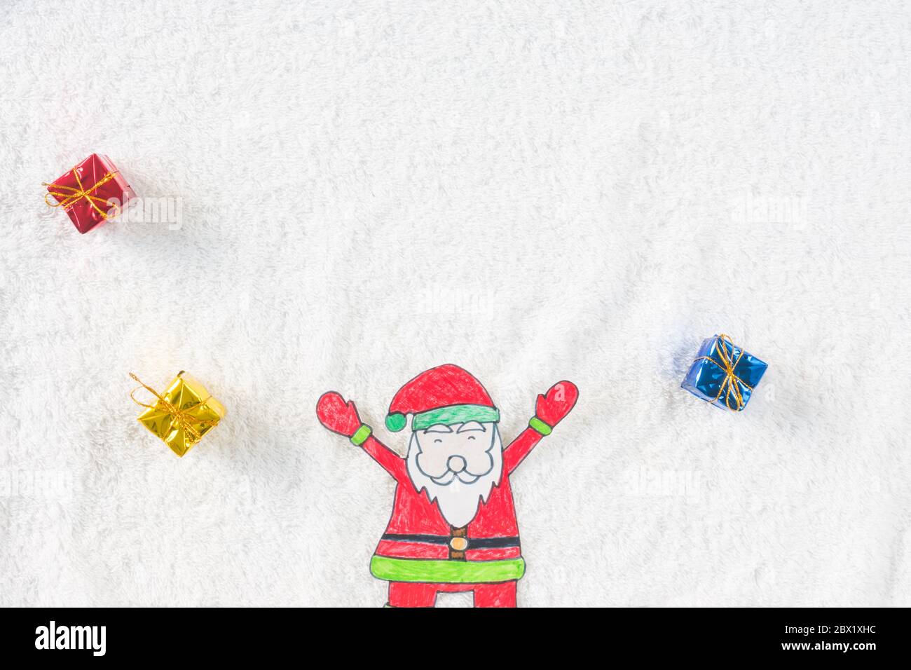Top view santa claus hi-res stock photography and images - Alamy