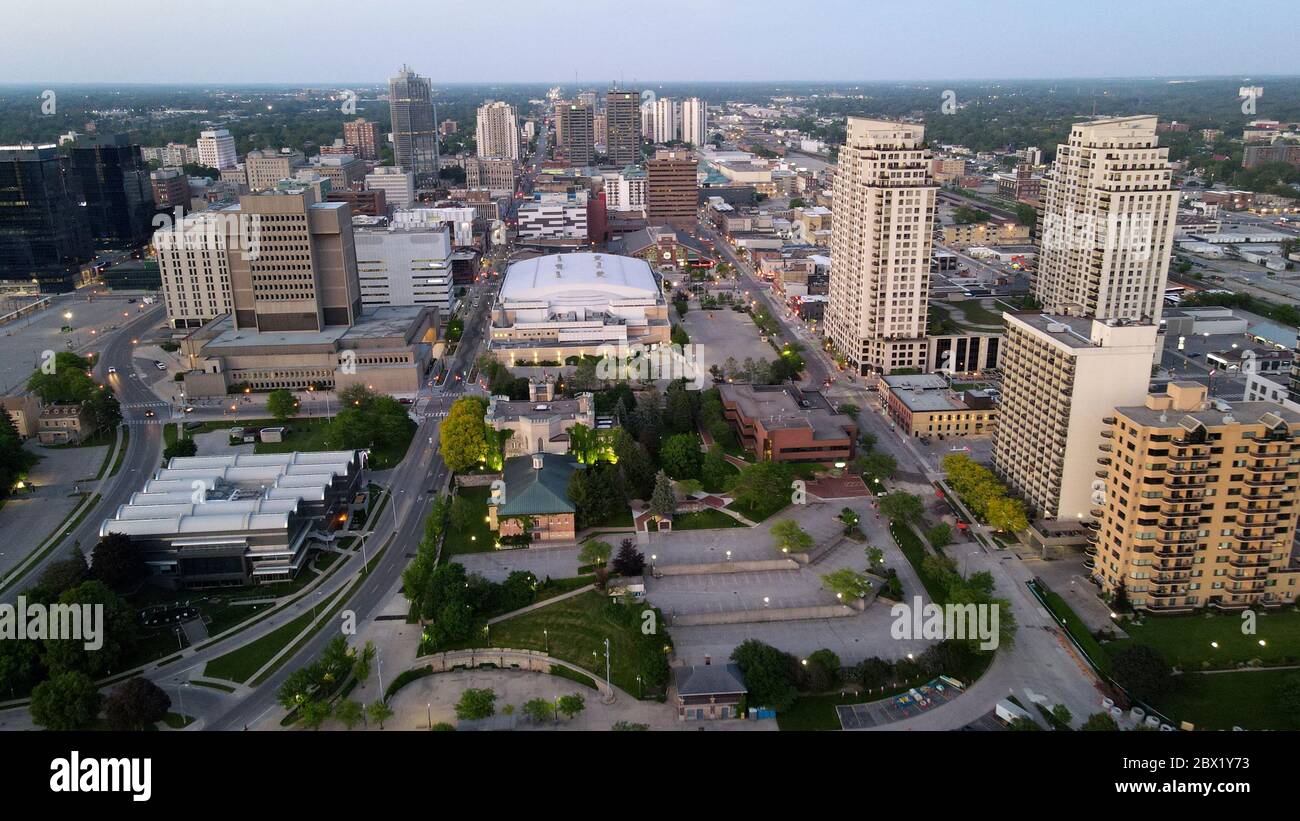 London Ontario Downtown aerial Stock Photo - Alamy