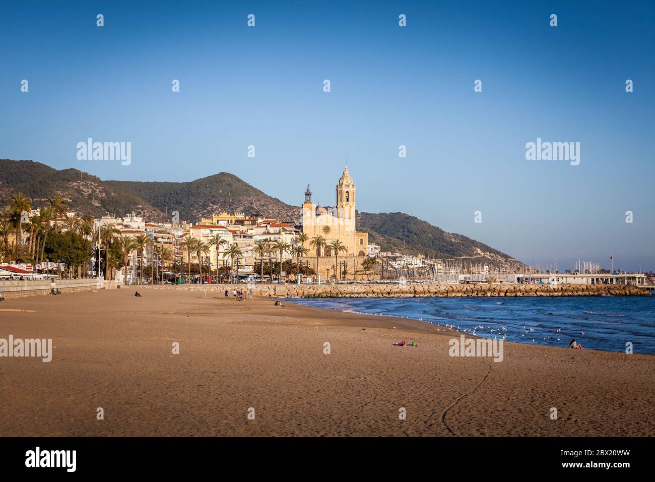 Old town sitges barcelona spain hi-res stock photography and images - Alamy