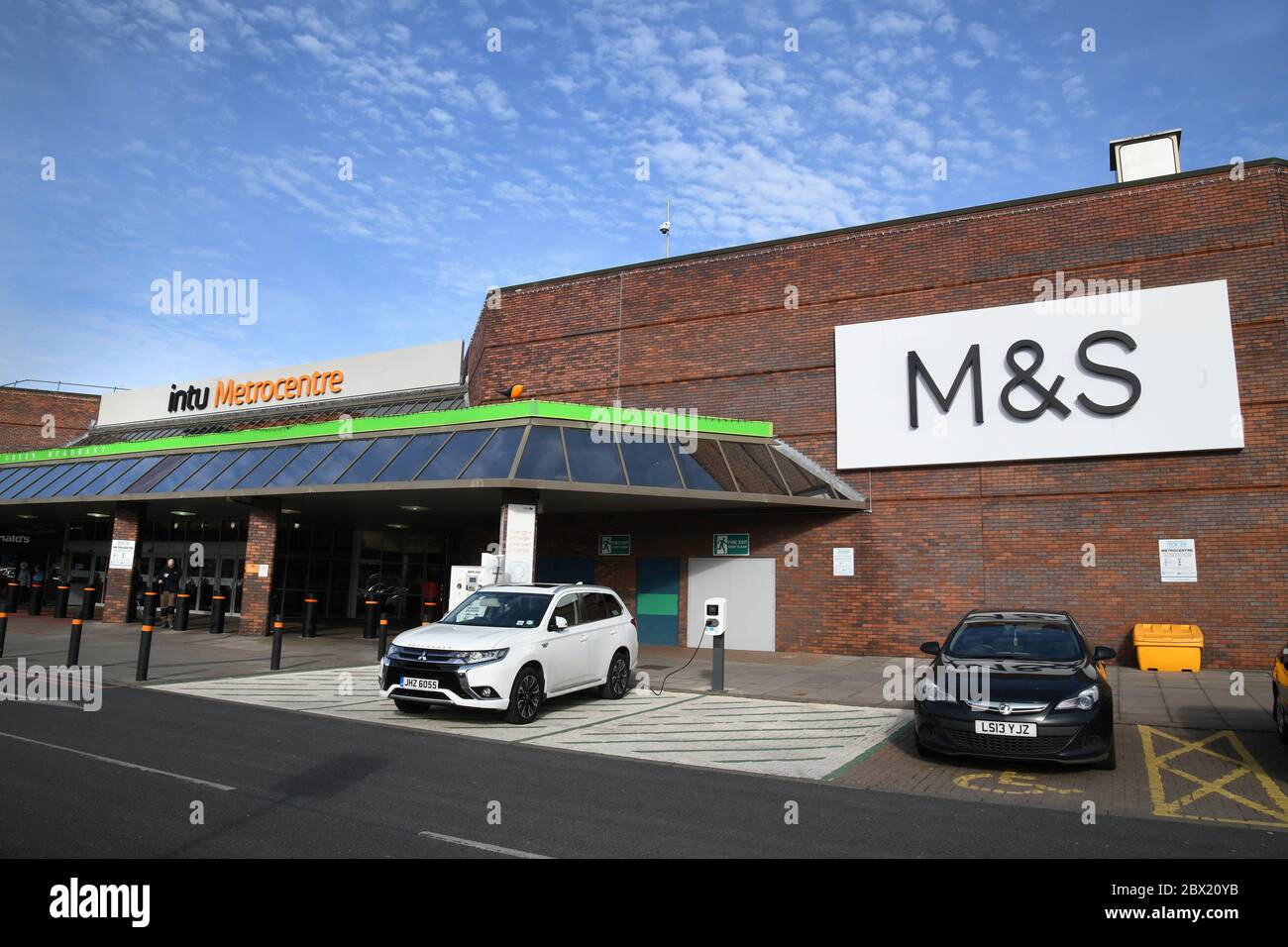 External views of The Metro Centre shopping centre in Gateshead Stock ...