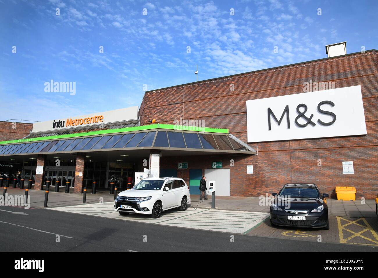 External views of The Metro Centre shopping centre in Gateshead Stock ...