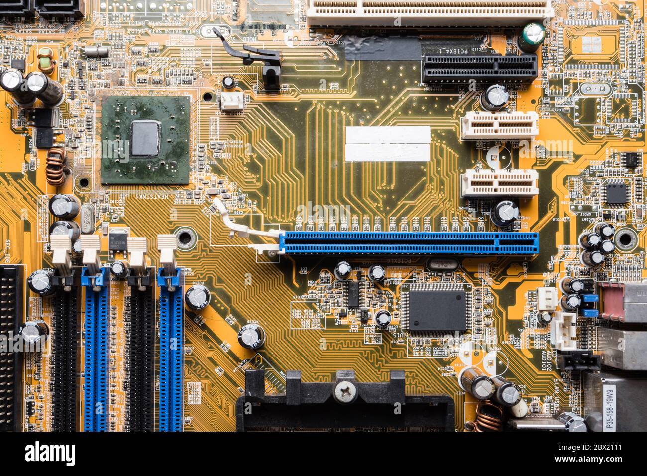 Computer circuit board, electronic technology background Stock Photo ...