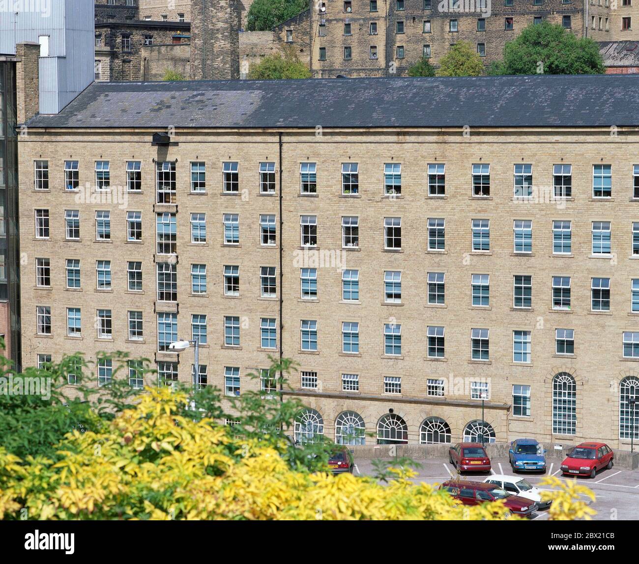 1995, Dean Clough Mill, Halifax, West Yorkshire, Northern England, UK ...