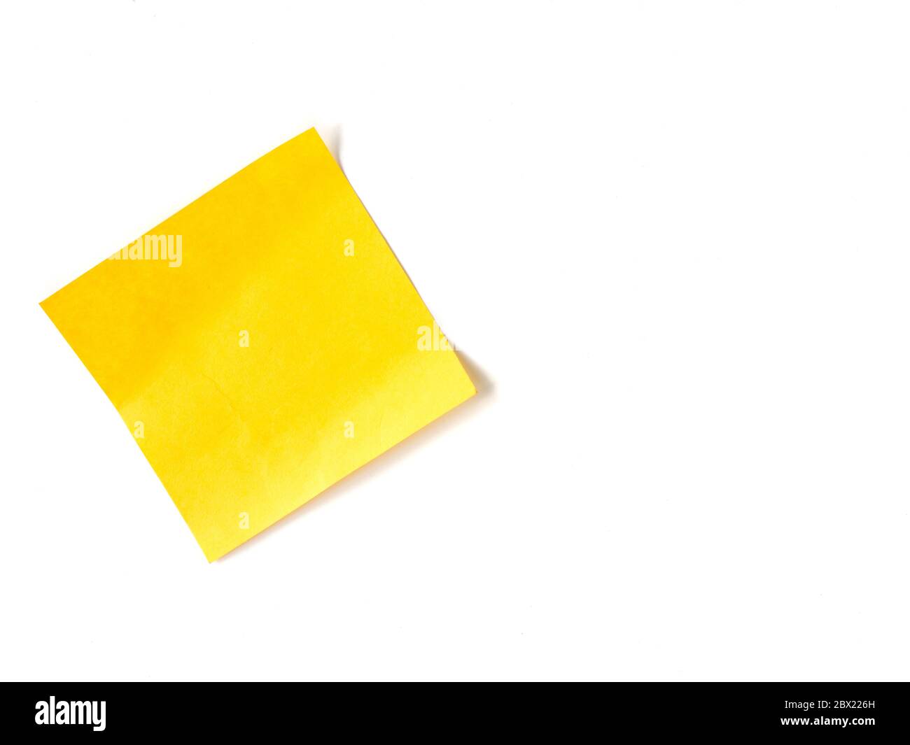 Yellow stick note paper hi-res stock photography and images - Alamy