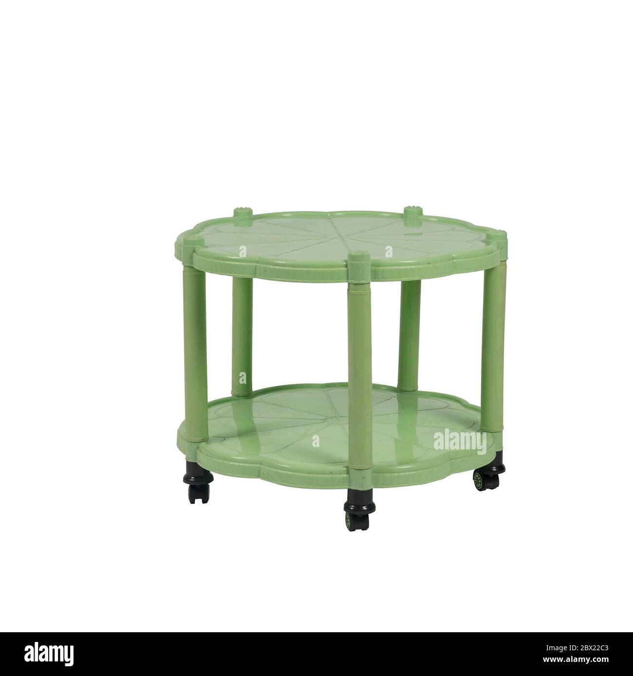 Plastic Furniture, chair, table, stool, table in white background Stock ...
