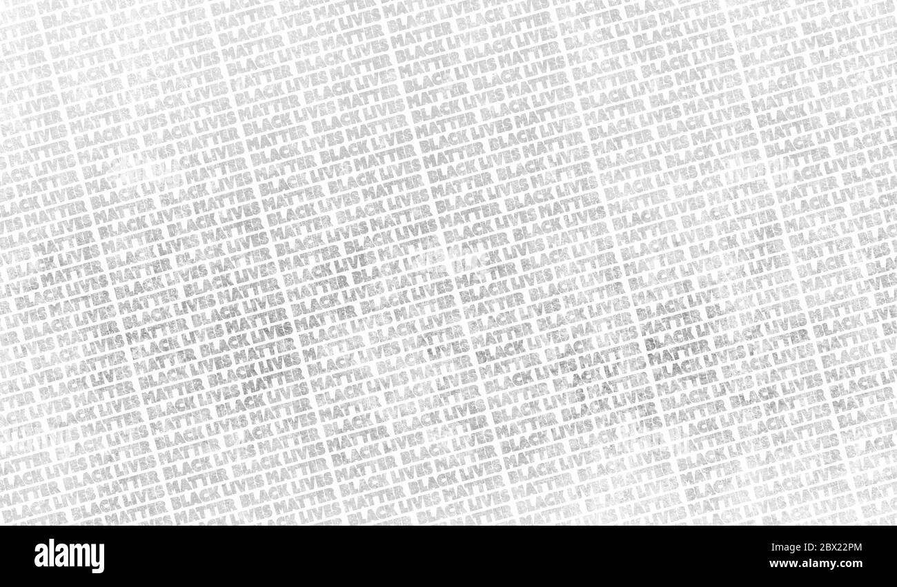 A light colored Black Lives Matter (BLM) background graphic ...