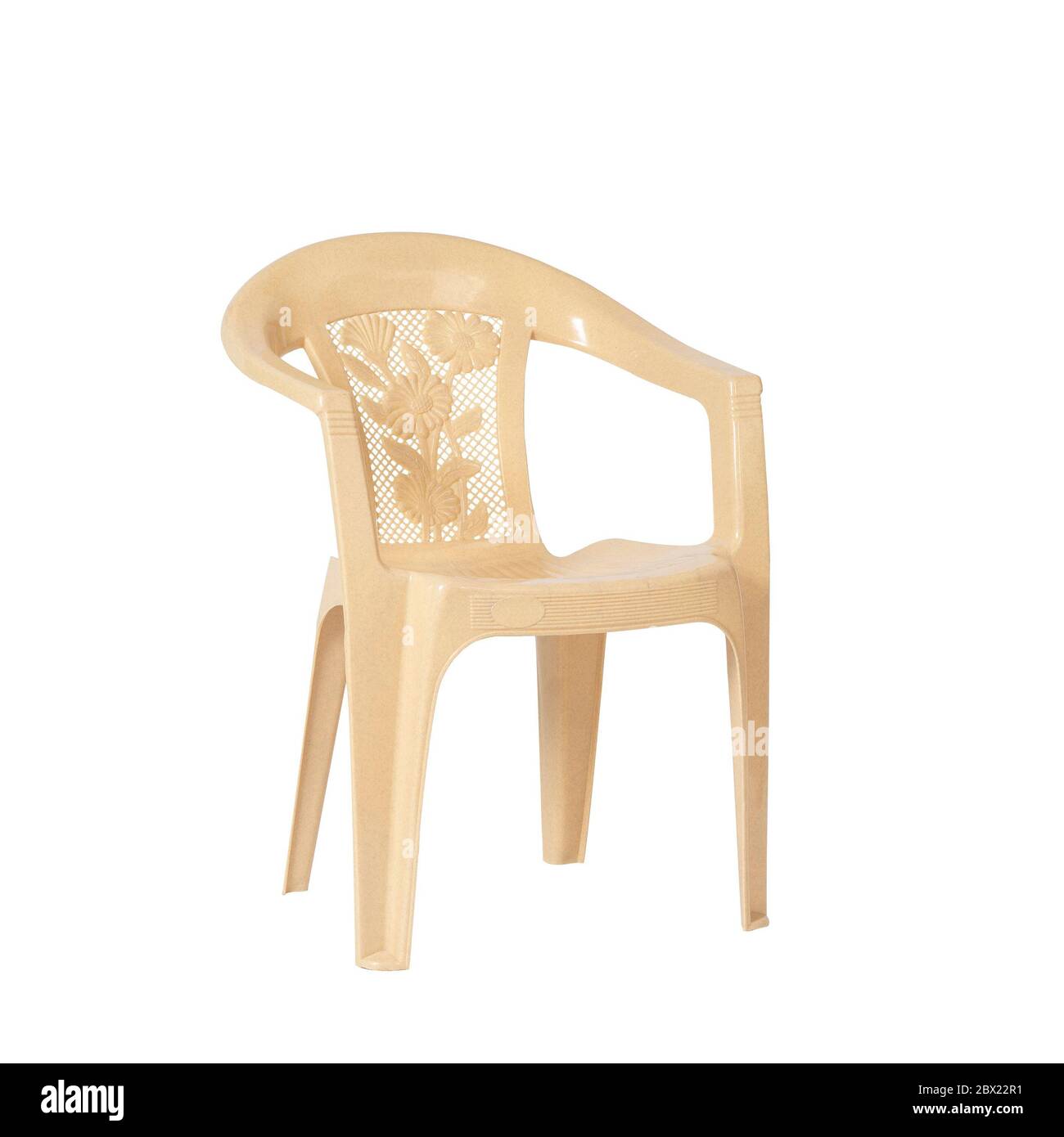 Plastic Furniture, chair, table, stool, table in white background Stock ...
