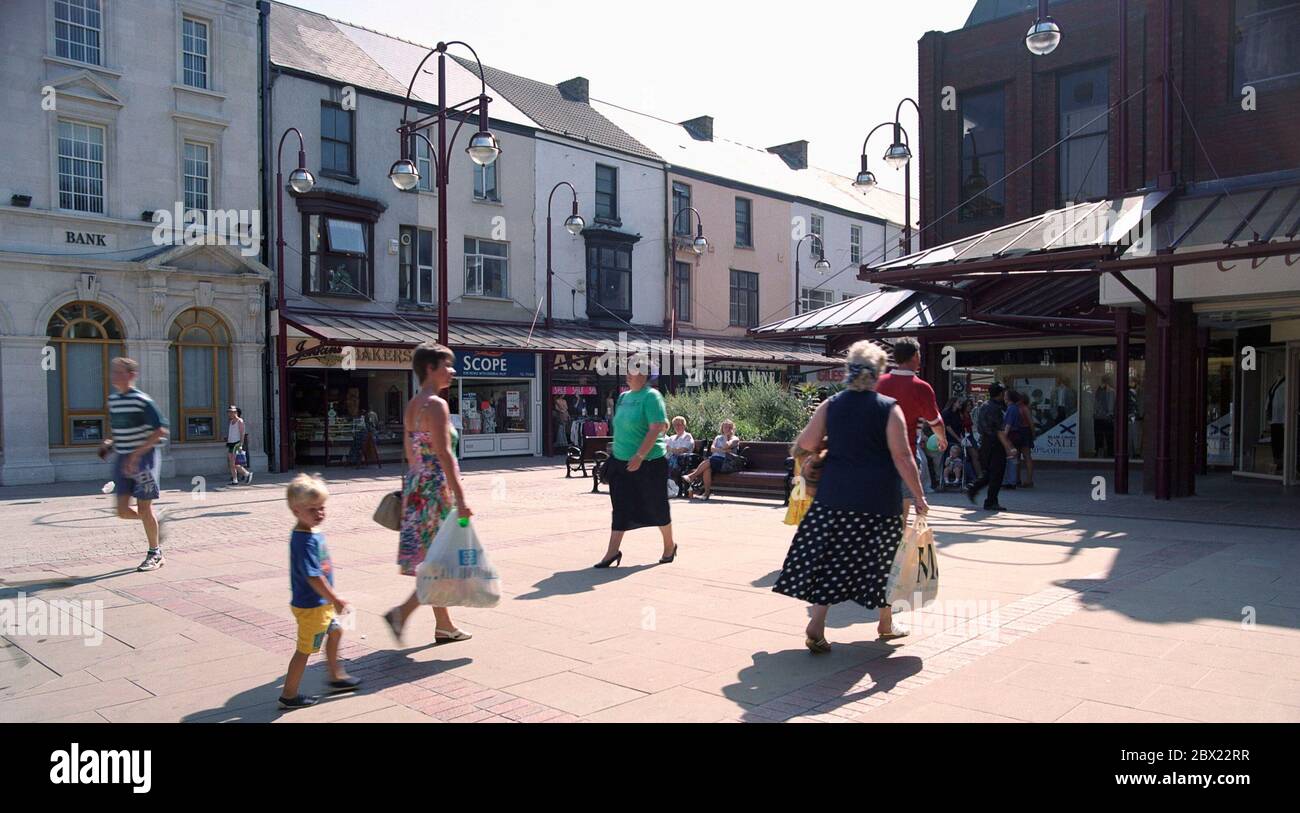 Llanelli wales town centre hi-res stock photography and images - Alamy