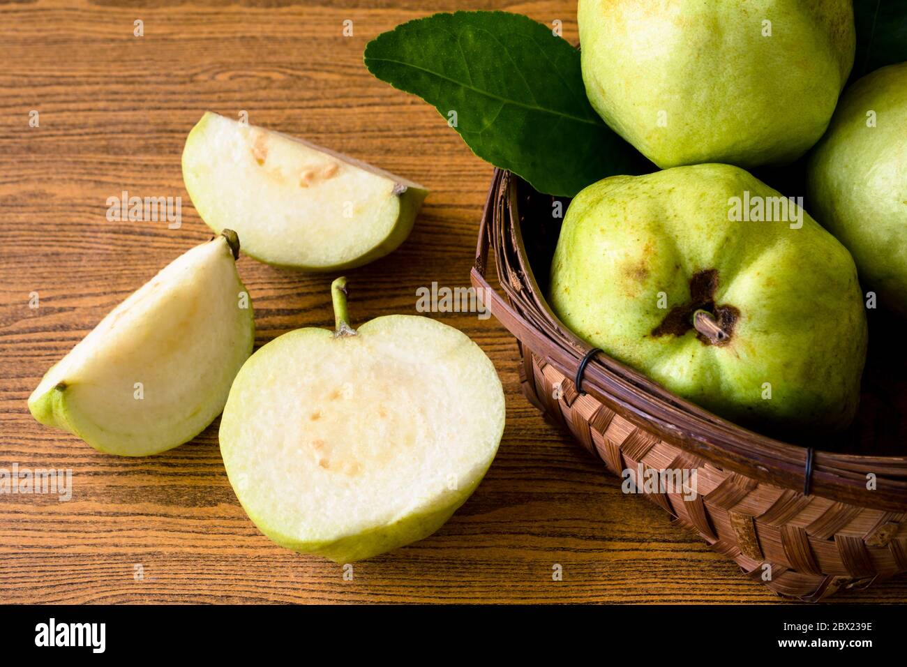 Guava in basket hi-res stock photography and images - Alamy
