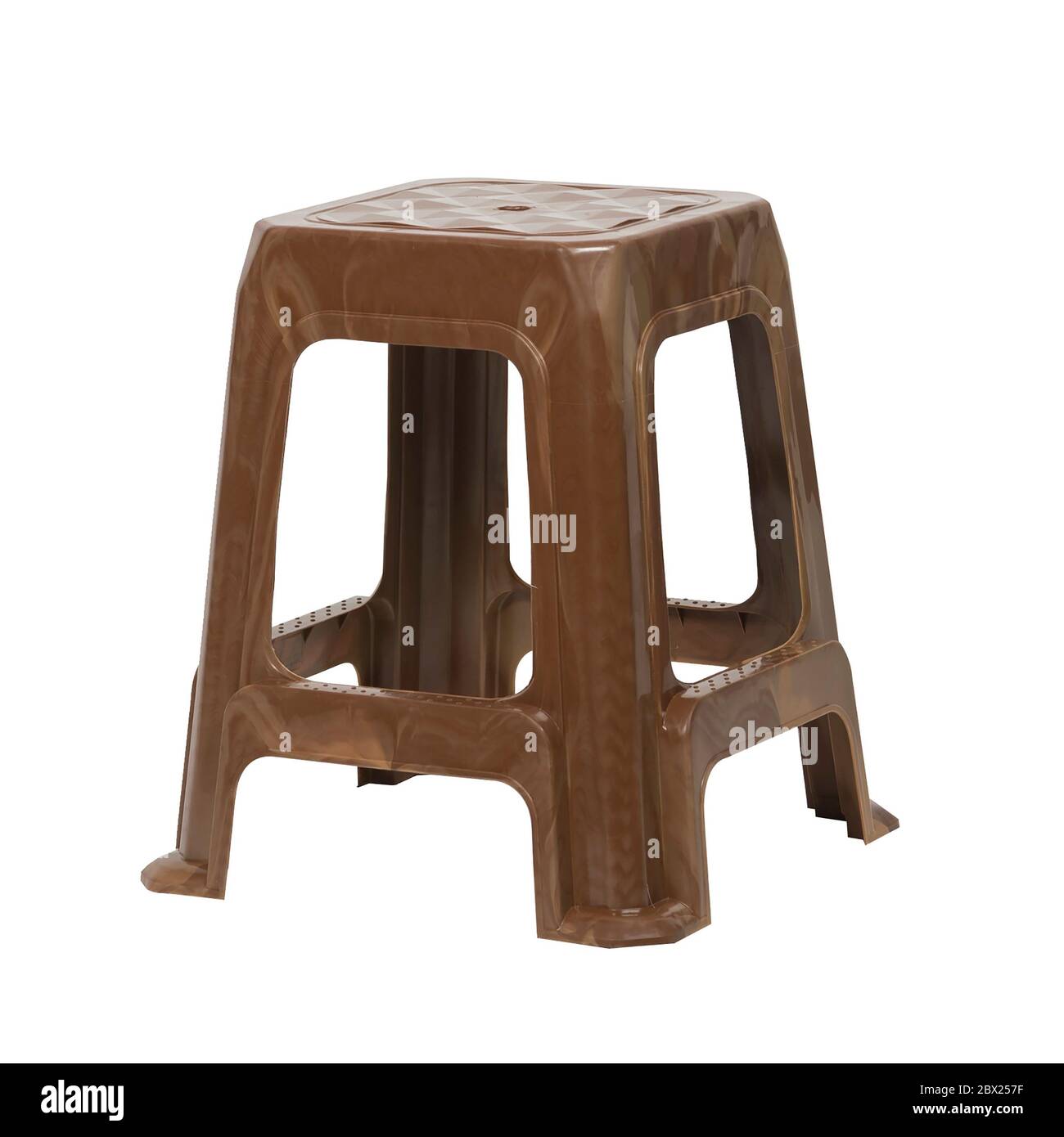 Plastic Furniture, chair, table, stool, table in white background Stock ...