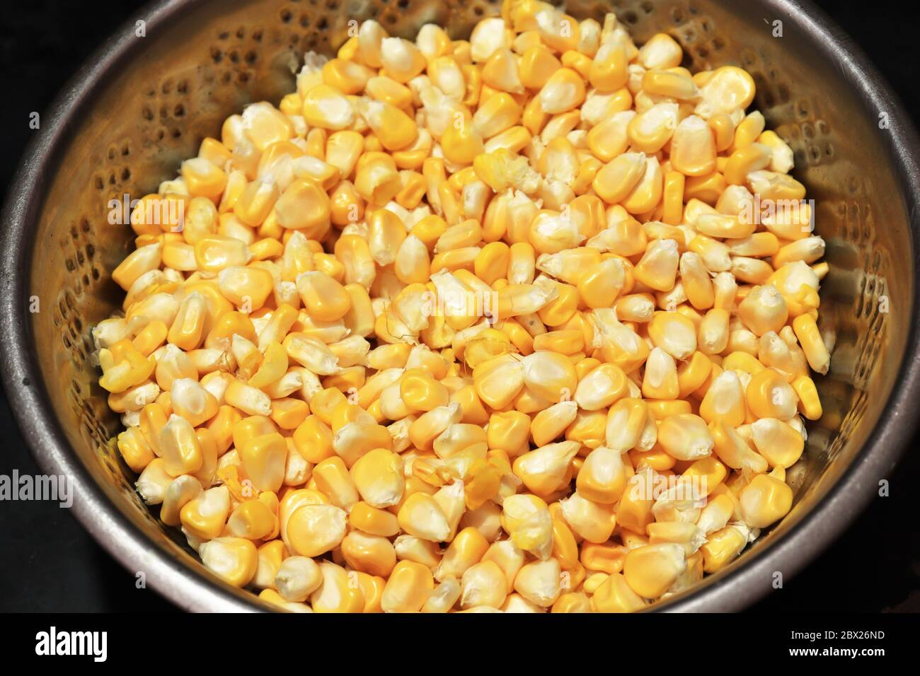 Fresh organic Crispy Sweet corn isolated on white background Stock ...