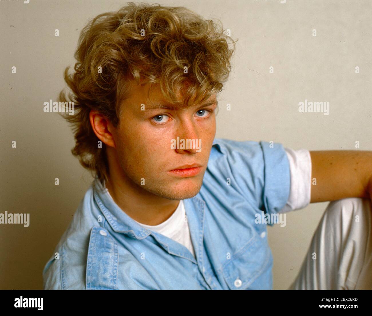 A-HA: Magne Furuholmen in London 1985 Stock Photo - Alamy