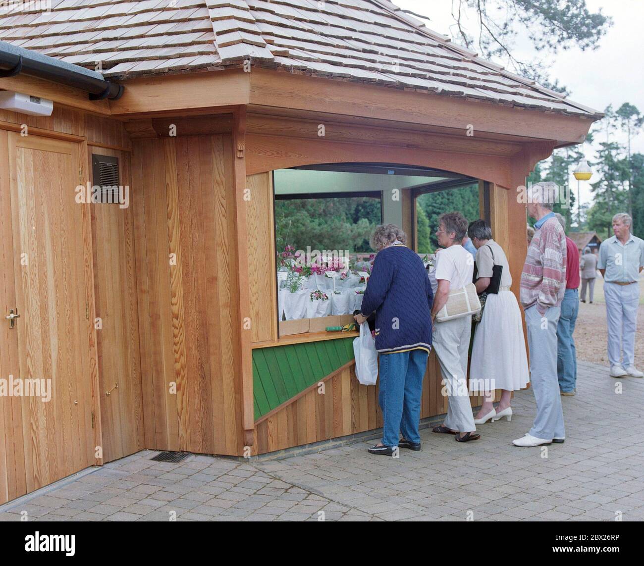 1995, visitors at Sandringham Country Park, Norfolk, eastern England ...
