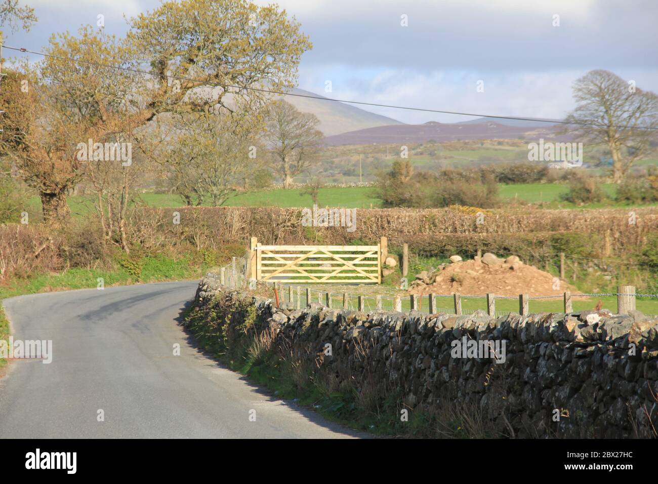 The backroads of NorthWales Stock Photo - Alamy