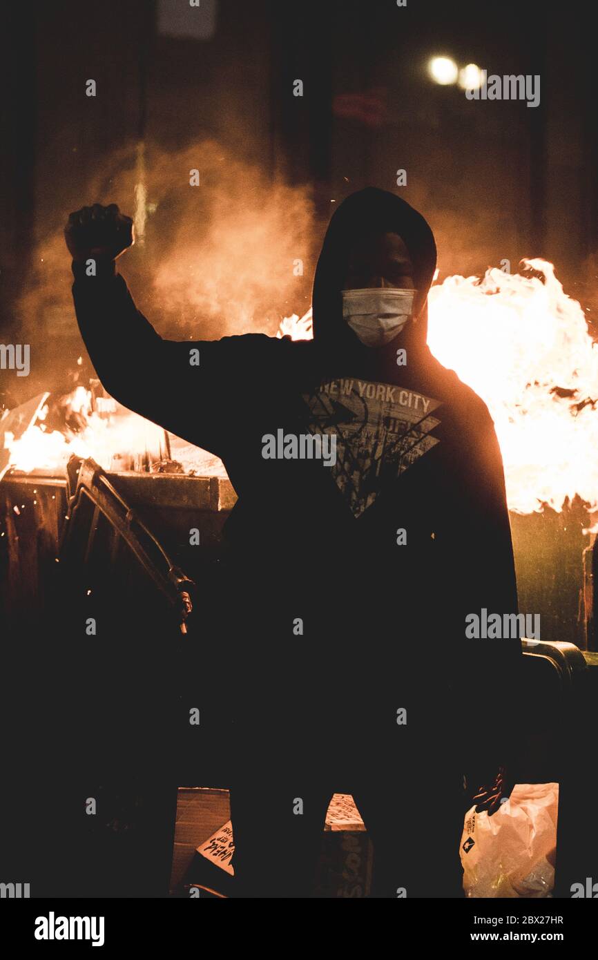 Boston riots 2020 hi-res stock photography and images - Alamy